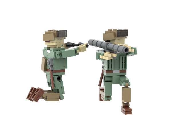 LEGO MOC US Bazooka Troopers (miniland scale) by Camobricktape ...
