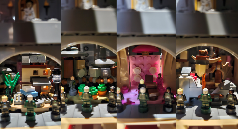 LEGO MOC 71043 - Modular Cinema and Spa by Brinvoraha | Rebrickable ...