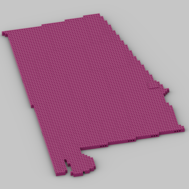 LEGO MOC-179331 Giant Contiguous United States Map by hawkfan08 ...