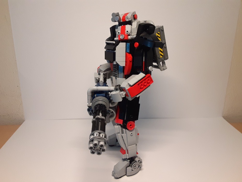 LEGO MOC Fallout Minigun by Mojave-Ghoul | Rebrickable - Build with LEGO