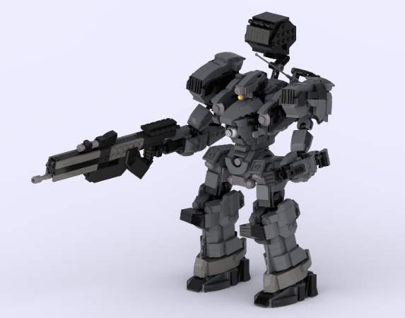 LEGO MOC LOADER 4 (armored core VI) by from_fromgame | Rebrickable ...