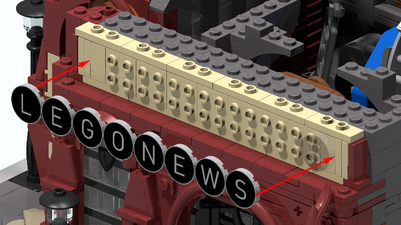 LEGO MOC The Newspaper Building by Black-Mantled Builder | Rebrickable ...