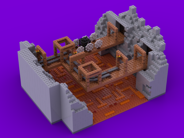LEGO MOC Mineshaft by Dragonfire1 | Rebrickable - Build with LEGO