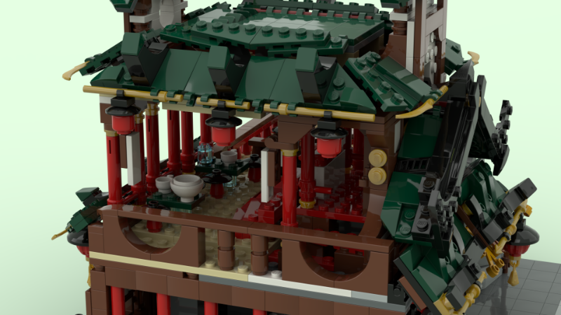 LEGO MOC-132437 Chinese Restaurant Modular Building by lego_modular ...