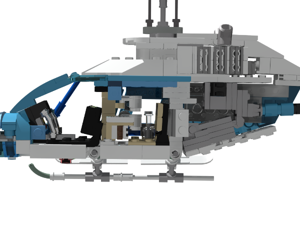 LEGO MOC Bell-206 JetRanger new by Czifi | Rebrickable - Build with LEGO