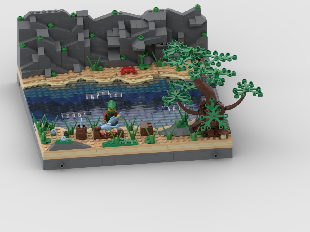 LEGO MOC-238856 Fisher by river by wtyqmzp | Rebrickable - Build with LEGO