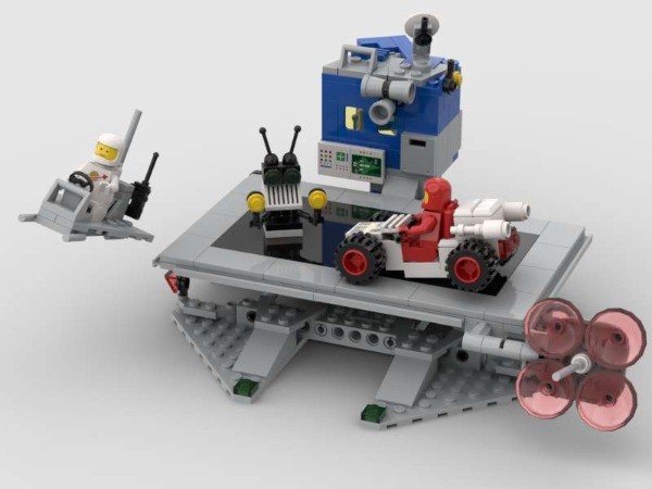 LEGO MOC Mobile Launchpad / Flatbed Transporter (plus bonus vehicles ...