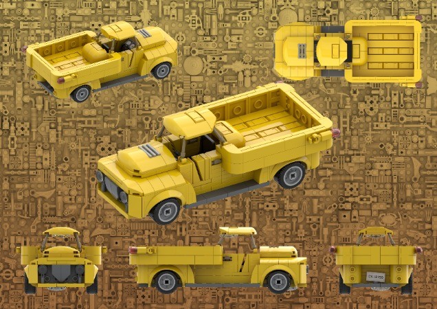 LEGO MOC Pick-R-Up Truck from Fallout by Cube Brick | Rebrickable ...
