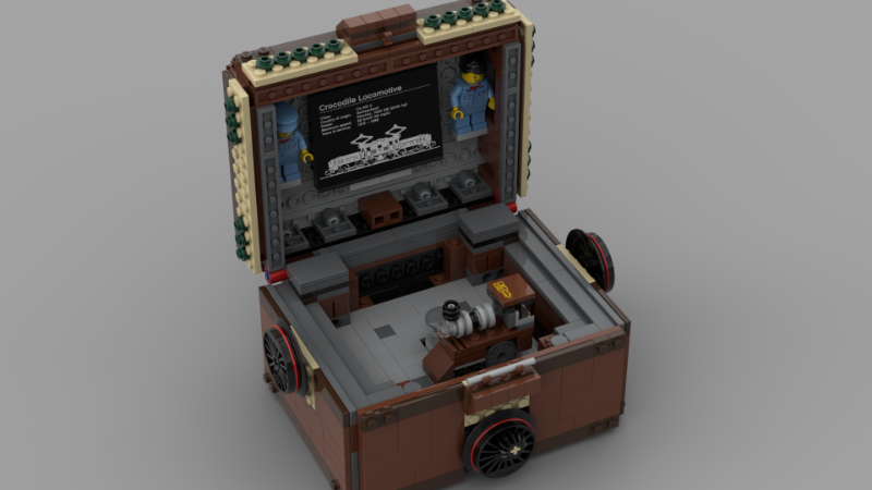 LEGO MOC The train box by Niouls | Rebrickable - Build with LEGO