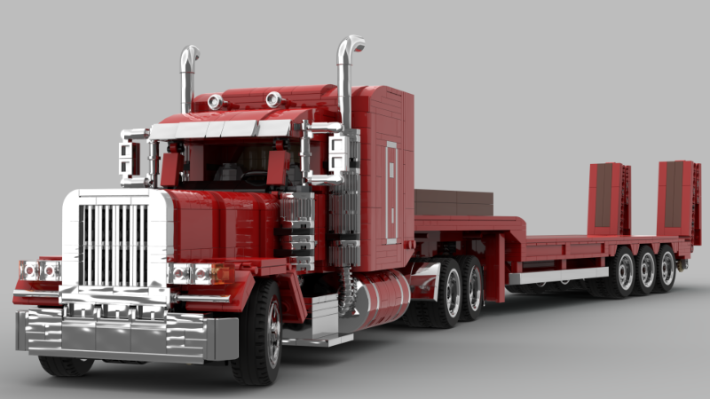 LEGO MOC-176547 Remote controlled Peterbilt 389 ≈1:23 by OwnGaming ...