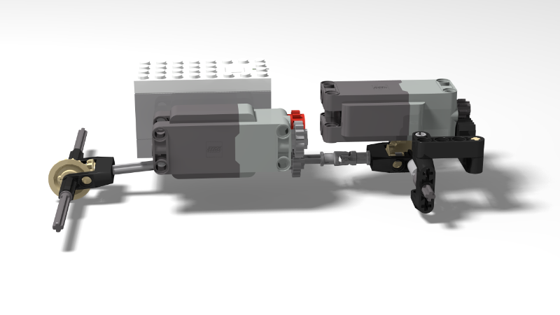 LEGO MOC Small 4x4 chassis PU by KucMocs | Rebrickable - Build with LEGO