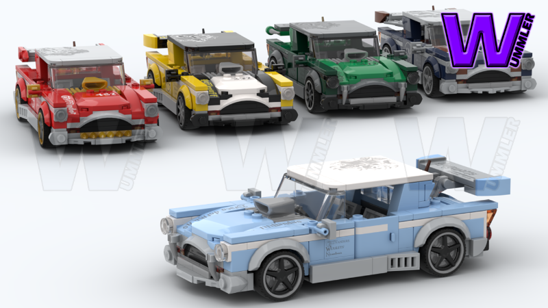 LEGO MOC-195168 Racing Ford Anglia by Wummler | Rebrickable - Build ...