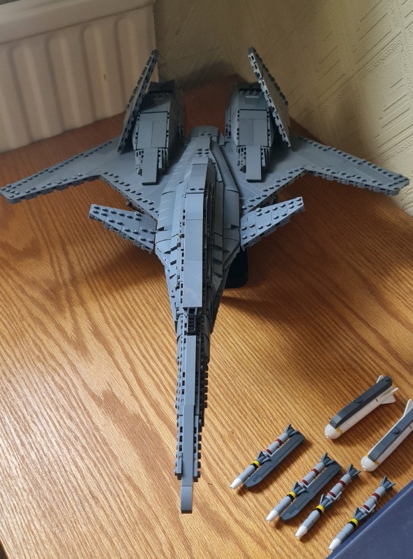 LEGO MOC-215032 1:35 Scale ADF-01 Falken by HandSolo99 | Rebrickable ...