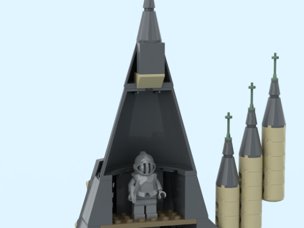 LEGO MOC The Great Hall (75954) Mod v3 by raguidel | Rebrickable ...