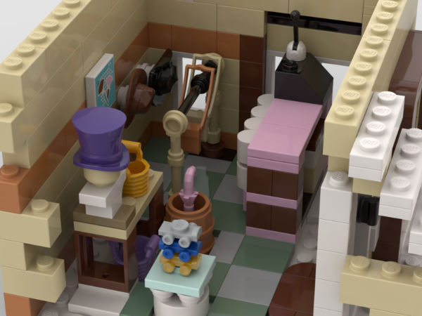 LEGO MOC Fashion store and bar by cassieLiu | Rebrickable - Build with LEGO