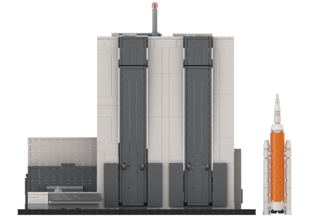 LEGO MOC Space Launch System (VAB Scale) by OrchardBuilds | Rebrickable ...