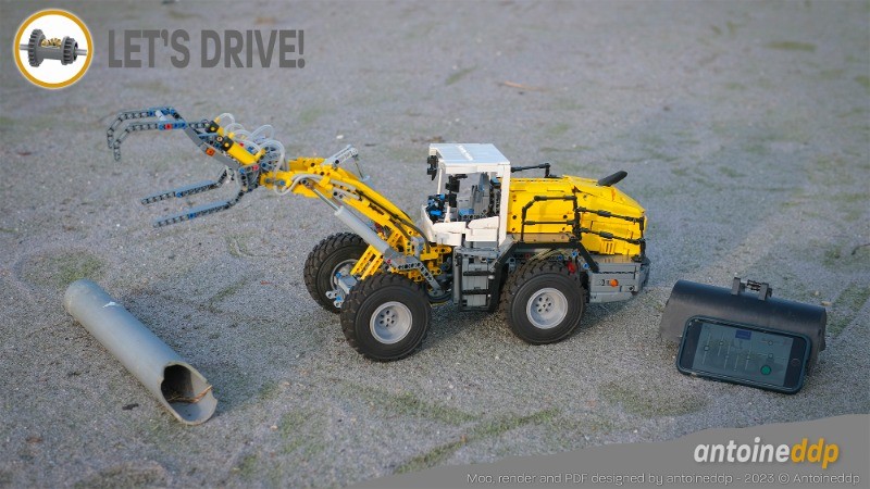 LEGO MOC Liebherr L580 XPower: The Ultimate Lego Loader by Antoineddp ...