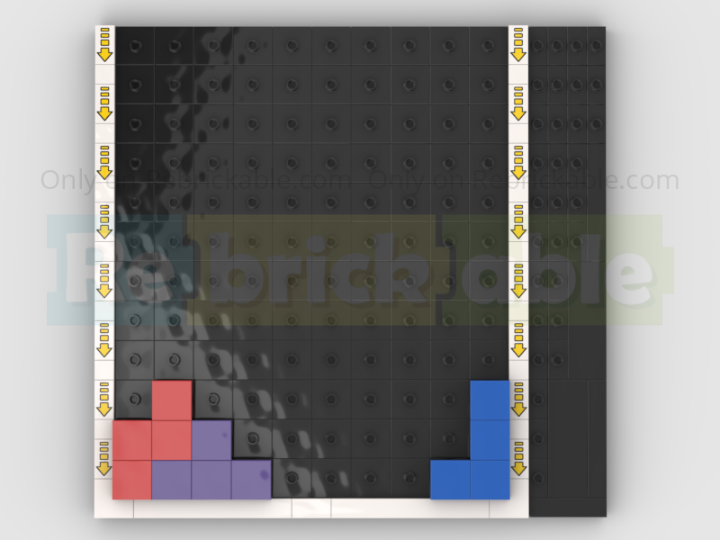 LEGO MOC Lego Tetris Board Game - Rules & Instructions In MOC ...