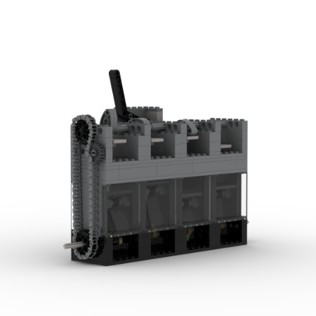 LEGO MOC Inline 4 sohc engine by CRS_engines | Rebrickable - Build with ...