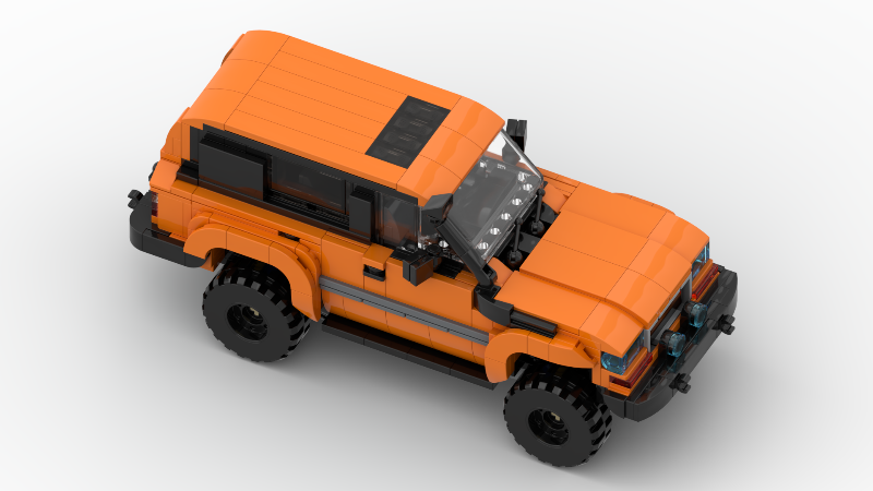 LEGO MOC 1996 Toyota Land Cruiser (J80) by housengarden | Rebrickable ...