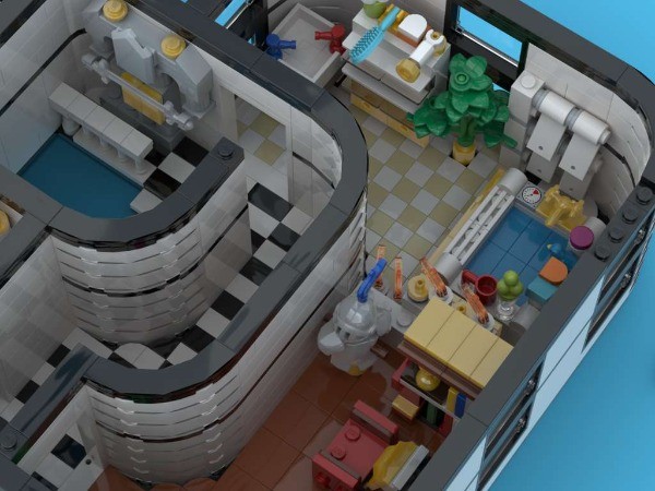 LEGO MOC Bauhaus modular building by cypek123 | Rebrickable - Build ...