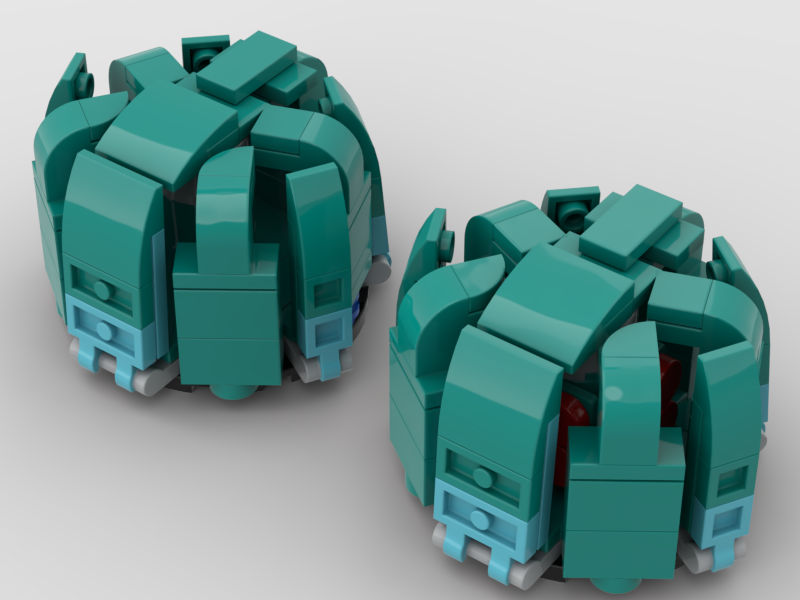 LEGO MOC Lego Legion Imperialis-Legiones Astartes Drop Pods by GargonLe ...