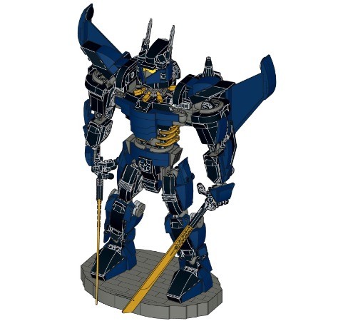 LEGO MOC Galaxy Defender Mech by PANOS82 | Rebrickable - Build with LEGO