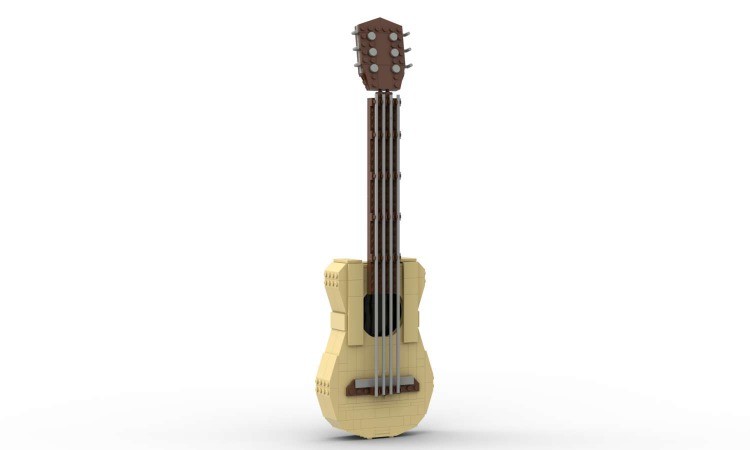 LEGO MOC A guitar by deer_from_north | Rebrickable - Build with LEGO