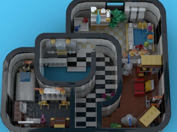 LEGO MOC Bauhaus modular building by cypek123 | Rebrickable - Build ...