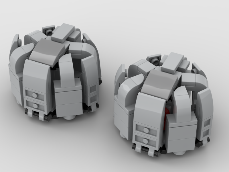 LEGO MOC Lego Legion Imperialis-Legiones Astartes Drop Pods by GargonLe ...