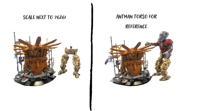 LEGO MOC Sandman legs by MESsemble | Rebrickable - Build with LEGO