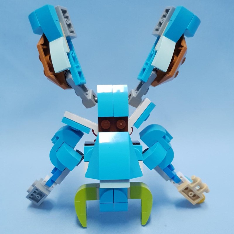 Mini MOC Madness - 31128-1 - Dolphin and Turtle | Rebrickable - Build ...