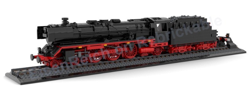 LEGO MOC DRG Class 01 German Railway Steam Locomotive (DB Baureihe BR 01 Dampflok) by EisenReich ...