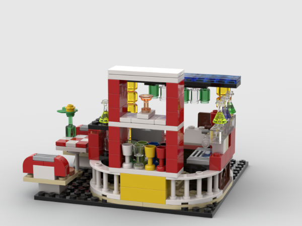 LEGO MOC Little Red Bar / for Cocktail Pub by Caesar12138 | Rebrickable ...