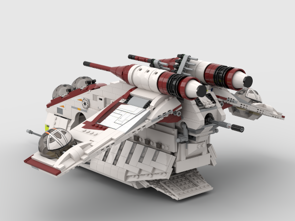 LEGO MOC-177967 75021 REPUBLIC GUNSHIP MODIFIED by DETAIL BRICKS ...