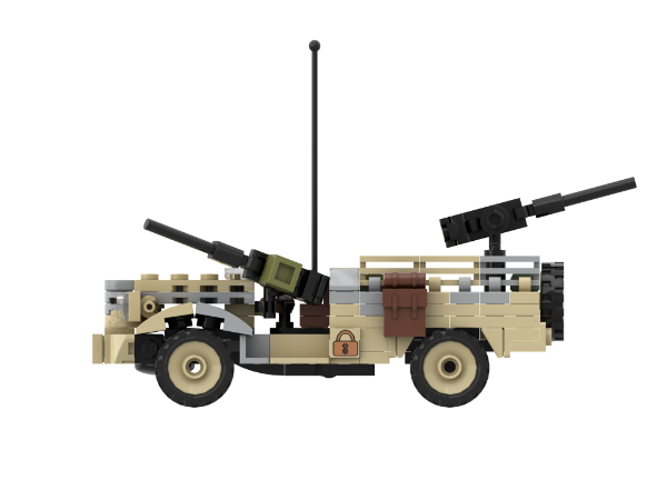 LEGO MOC WWII Long Range Desert Group Truck Custom Building ...