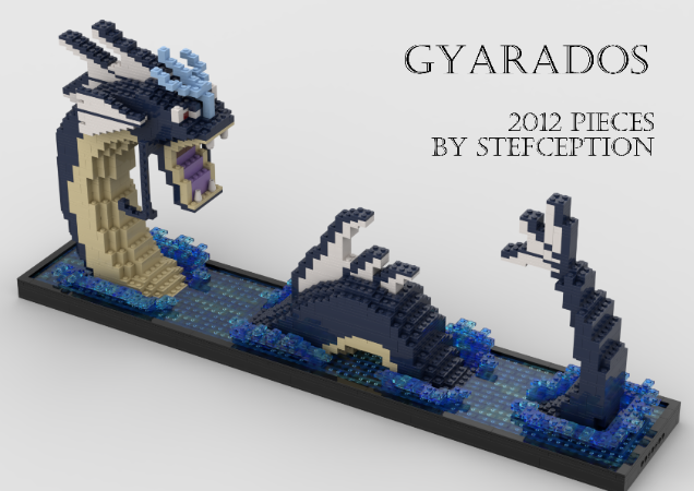 LEGO MOC Pokemon Gyarados Sculpture by stefception | Rebrickable ...