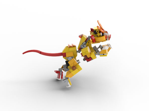 LEGO MOC Lixers Mixels Tiger by DS3D | Rebrickable - Build with LEGO