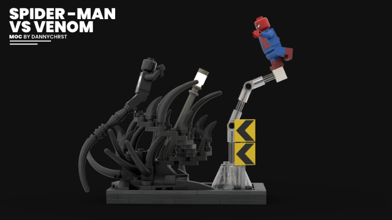 LEGO MOC SPIDER-MAN VS VENOM MINI DIORAMA by dannychrst | Rebrickable ...
