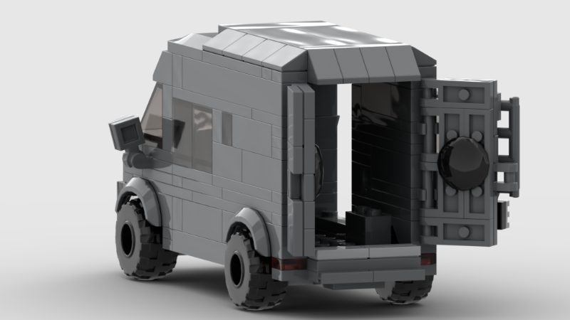 LEGO MOC Mercedes Benz Sprinter Van by sualc | Rebrickable - Build with ...