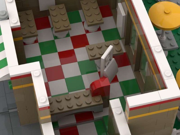 LEGO MOC Sandwich Shop by grtigger | Rebrickable - Build with LEGO