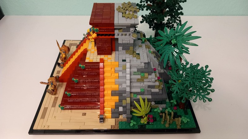 LEGO MOC-151081 Mesoamerican Temple, or: then and now in Mesoamerica ...