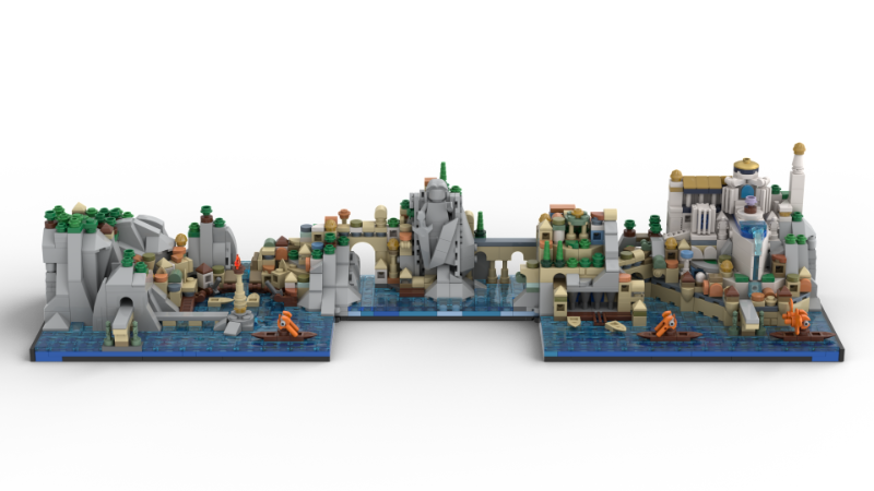 LEGO MOC Númenor – The city of Armenelos by Black-Mantled Builder ...