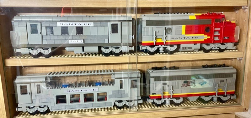 LEGO MOC-221894 6w Santa Fe EMD B-Unit (un)motorized (28l) by ...