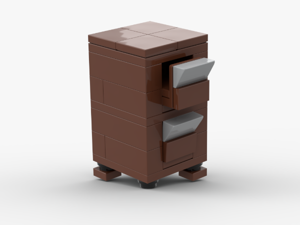LEGO MOC-168366 Wonky File Cabinet by CatWillSCRATCH | Rebrickable ...