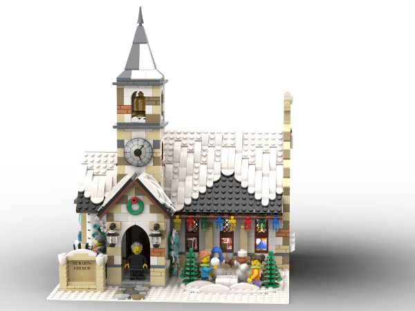 LEGO MOC-147549 Winter Village Old Stone Church by BigBobsBricks ...