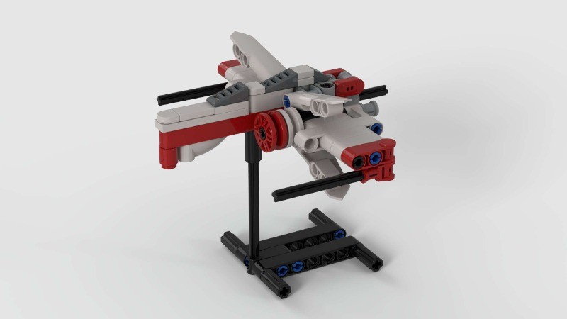 LEGO MOC TECHNIC mini ARC-170 starfighter by pins_n_liftarms ...