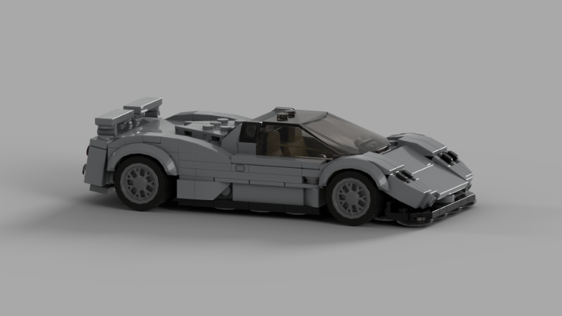 LEGO MOC Pagani Zonda C12 S by TheMcplay124 | Rebrickable - Build with LEGO