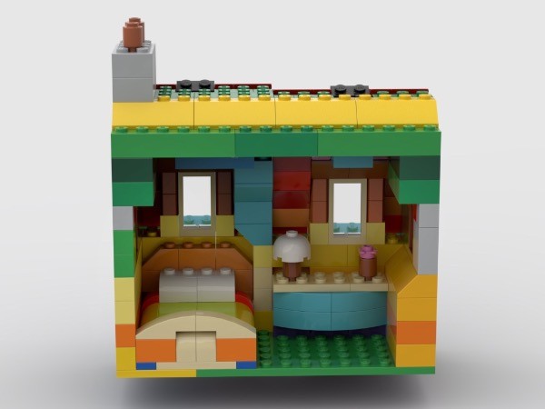 LEGO MOC 10698 - House near Bookshop by ChiLegGodt | Rebrickable ...