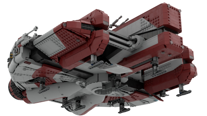 LEGO MOC Ebon Hawk by BrickBoyz Custom Designs | Rebrickable - Build ...